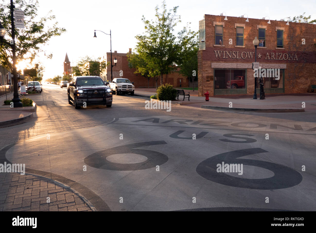 Standin' on the Corner Park in Winslow, Arizona, United States of ...