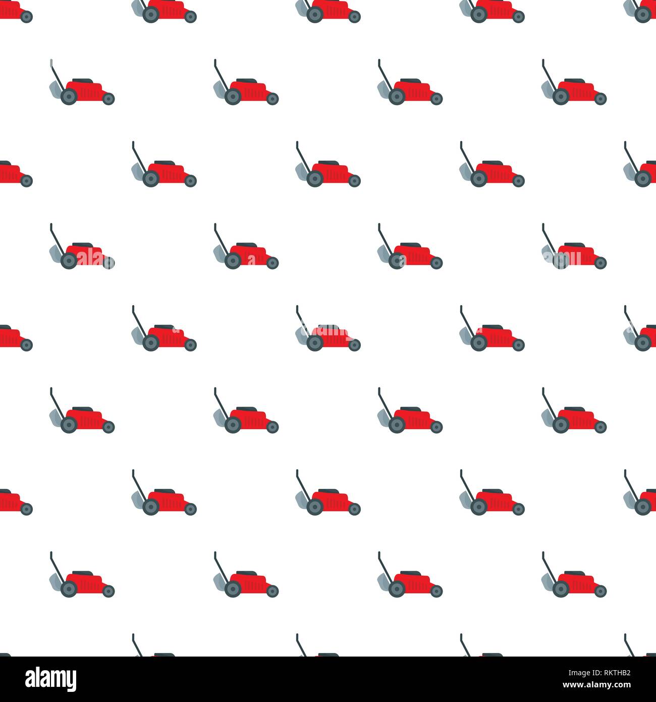 Grass cut machine icon. Flat illustration of grass cut machine vector ...