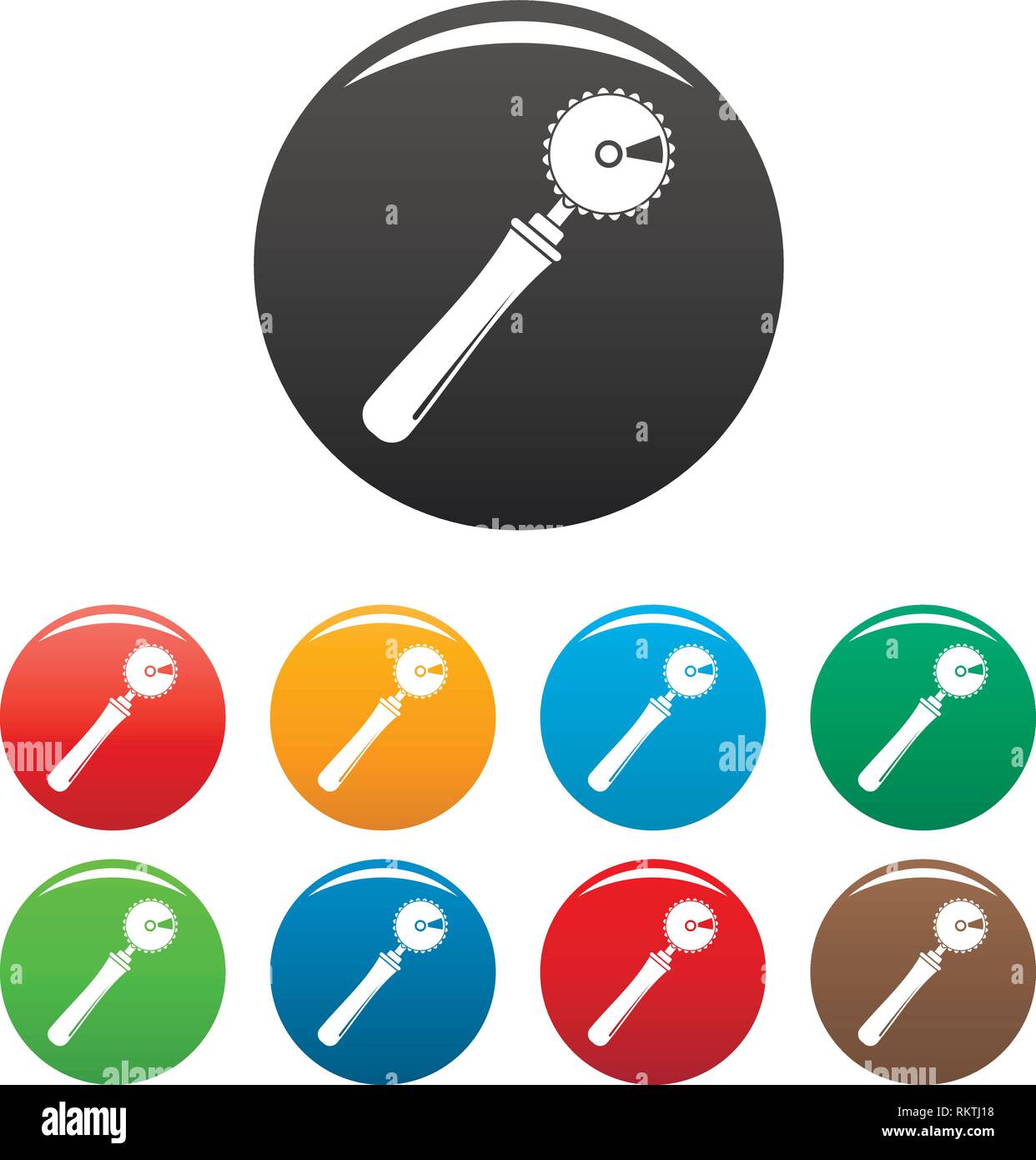 Honey Tool Icons Set 9 Color Vector Isolated On White For Any Design