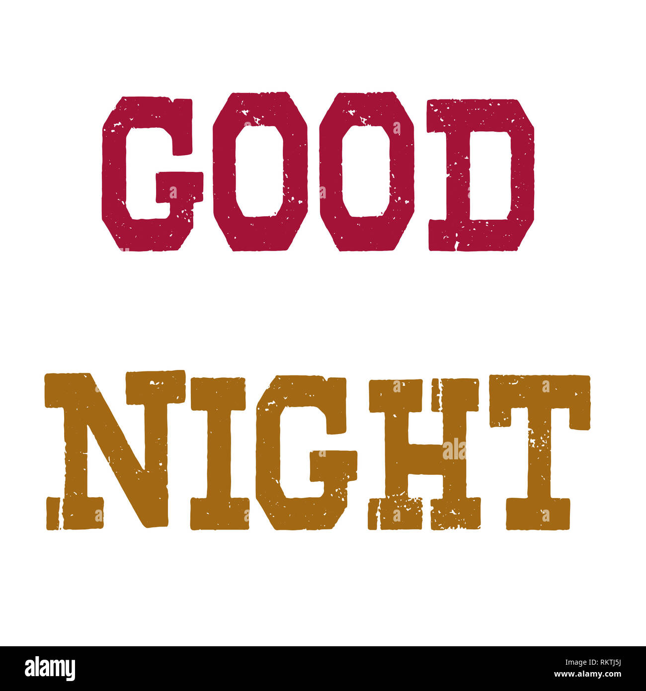 Good night greetings and wishes with styles Stock Photo - Alamy