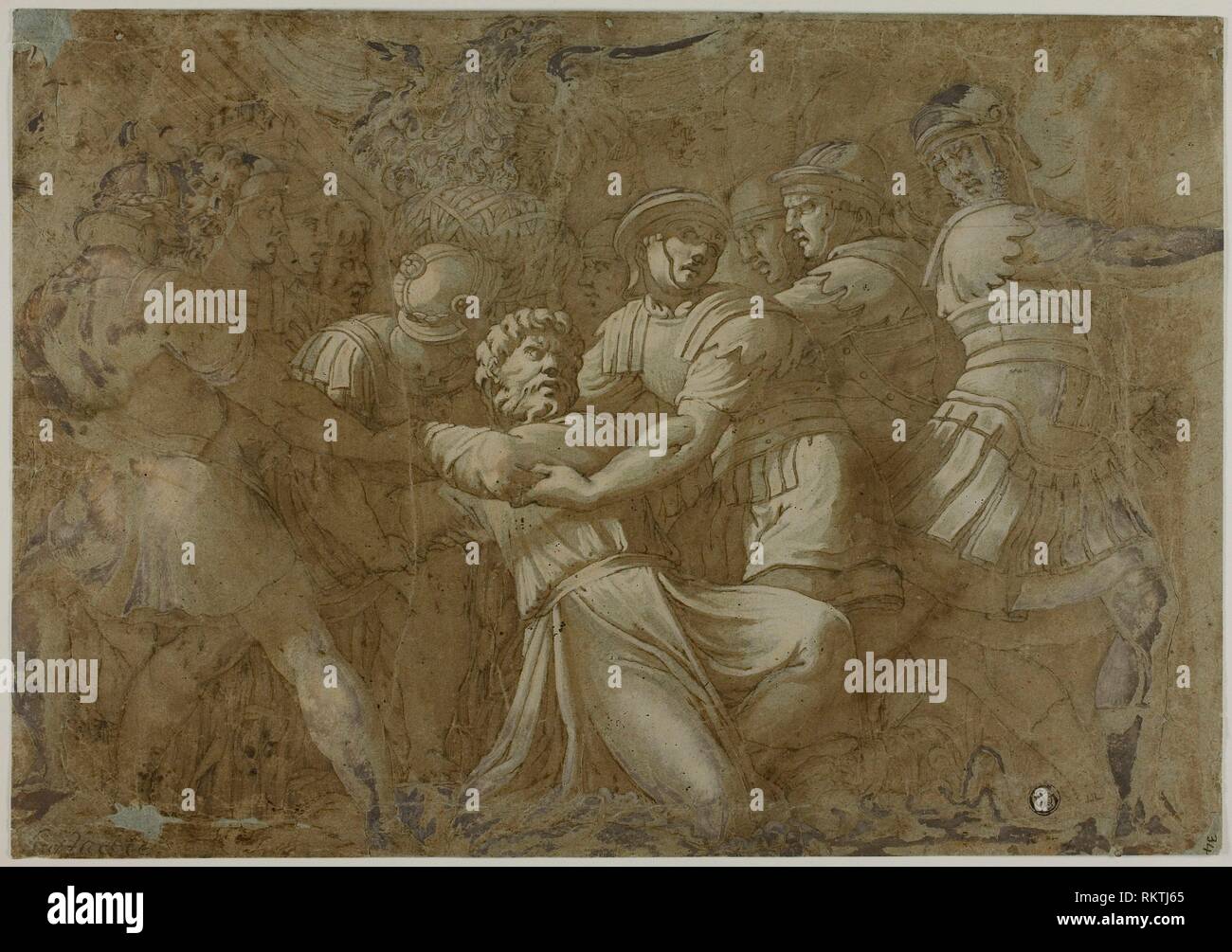 Roman soldiers arresting saint peter hi-res stock photography and ...