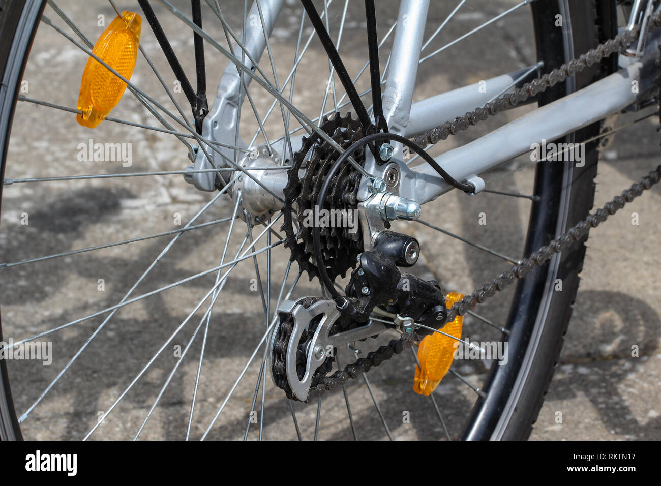 Bicycle wheel close-up / Bicycle wheel / Bicycle wheel close-up Stock ...