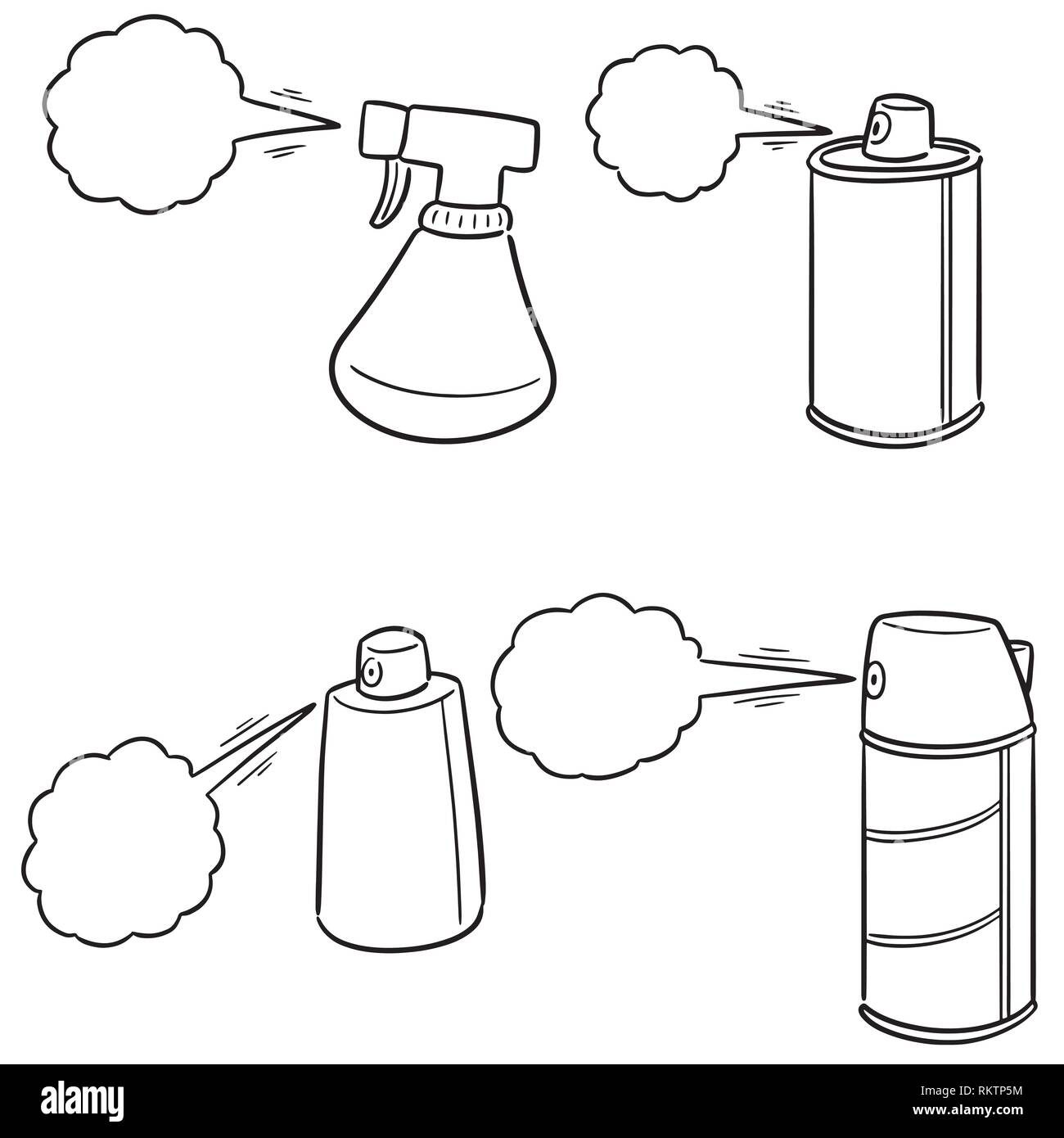 Spray Can Spraying Drawing