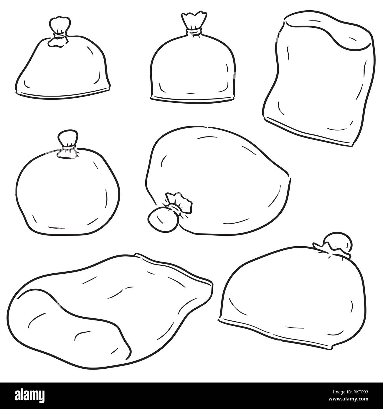 vector set of plastic bag Stock Vector Image & Art - Alamy