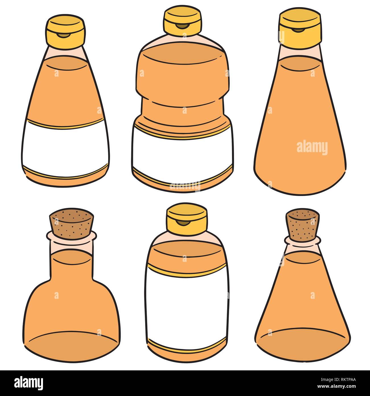 vector set of vegetable oil Stock Vector Image & Art - Alamy
