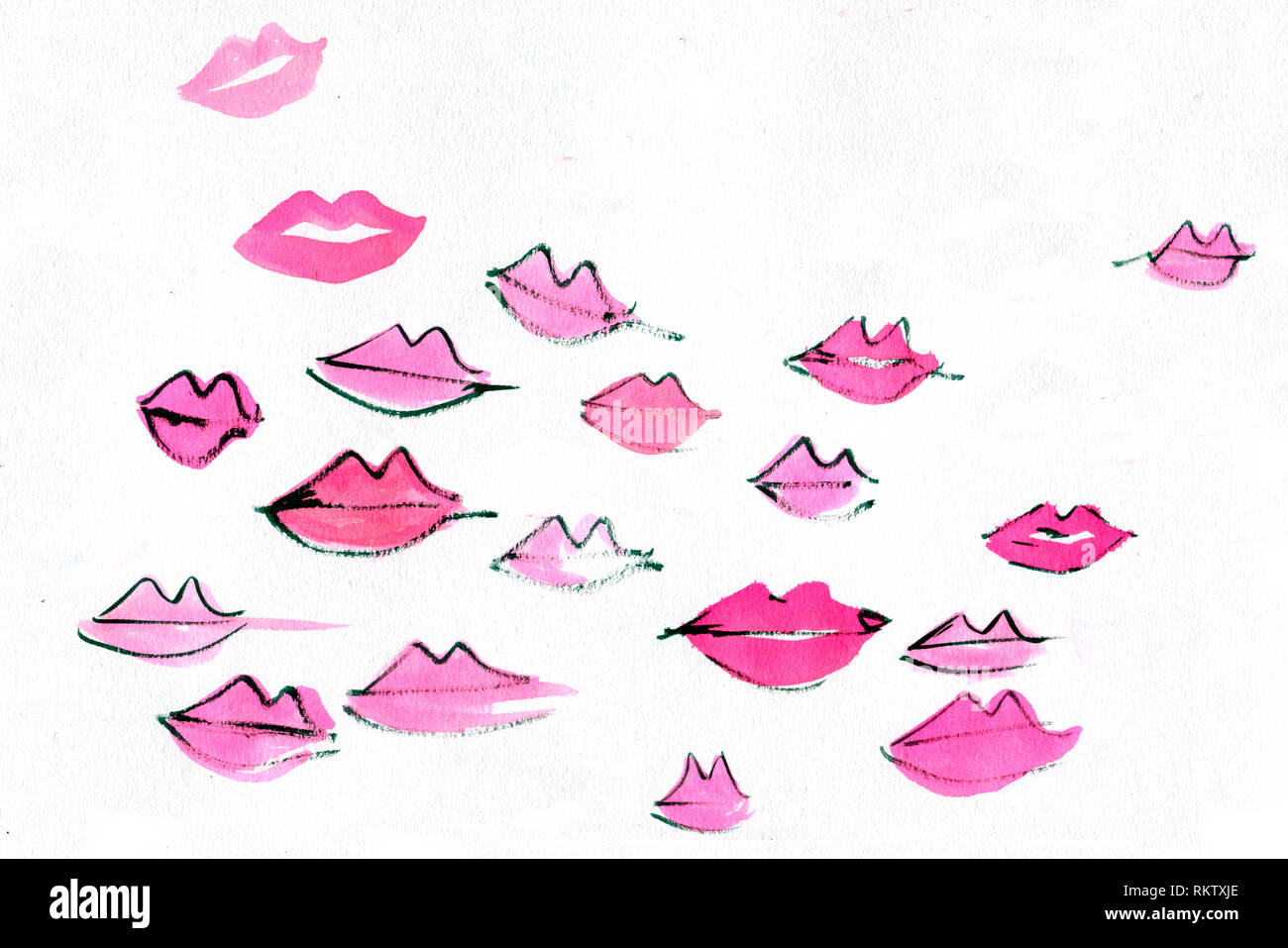 Lips images hi-res stock photography and images - Alamy