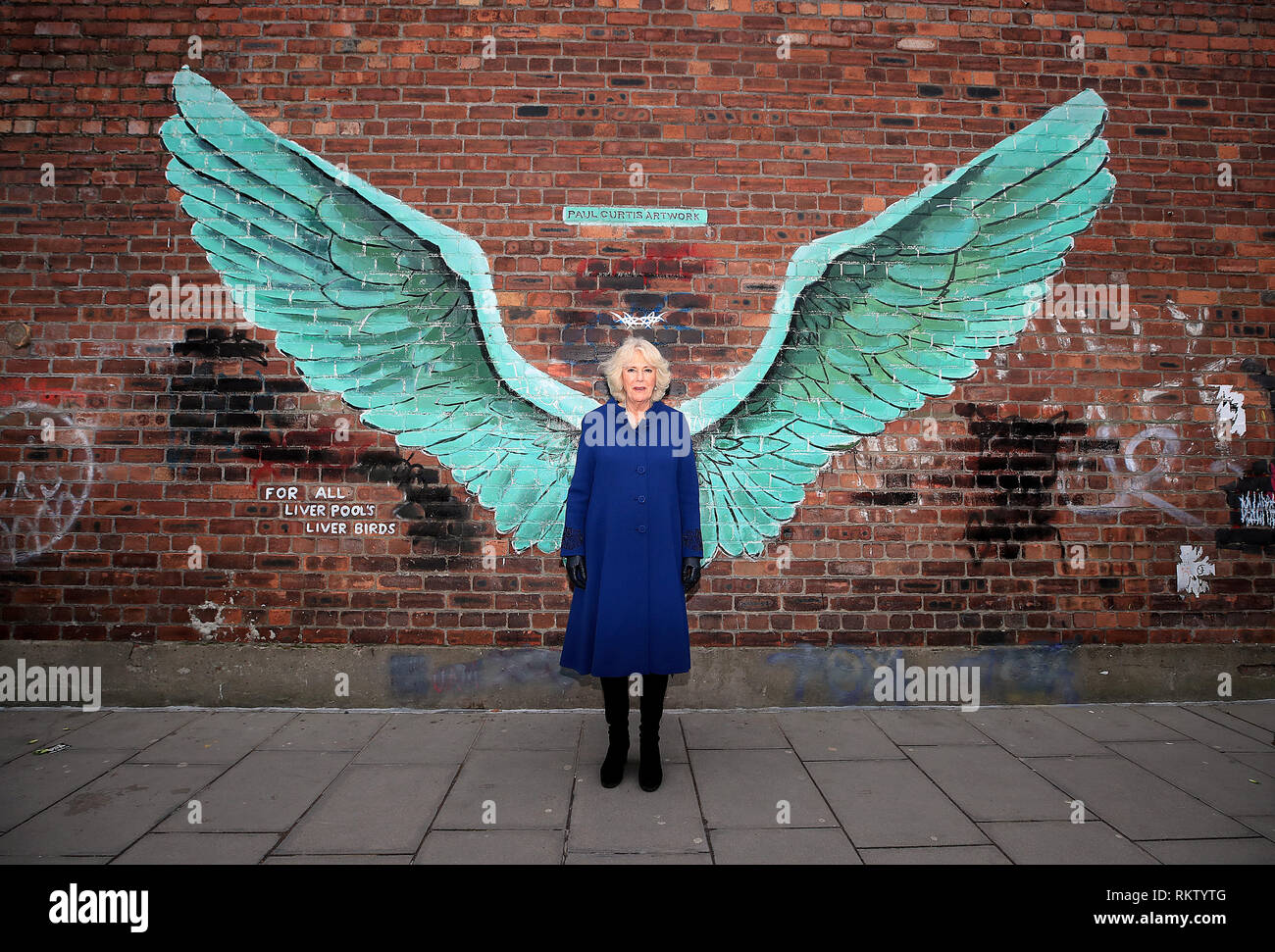Liver birds mural hi-res stock photography and images - Alamy
