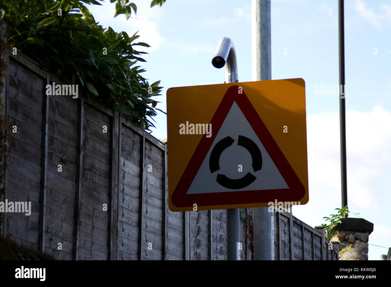 Car swerve sign hi-res stock photography and images - Alamy
