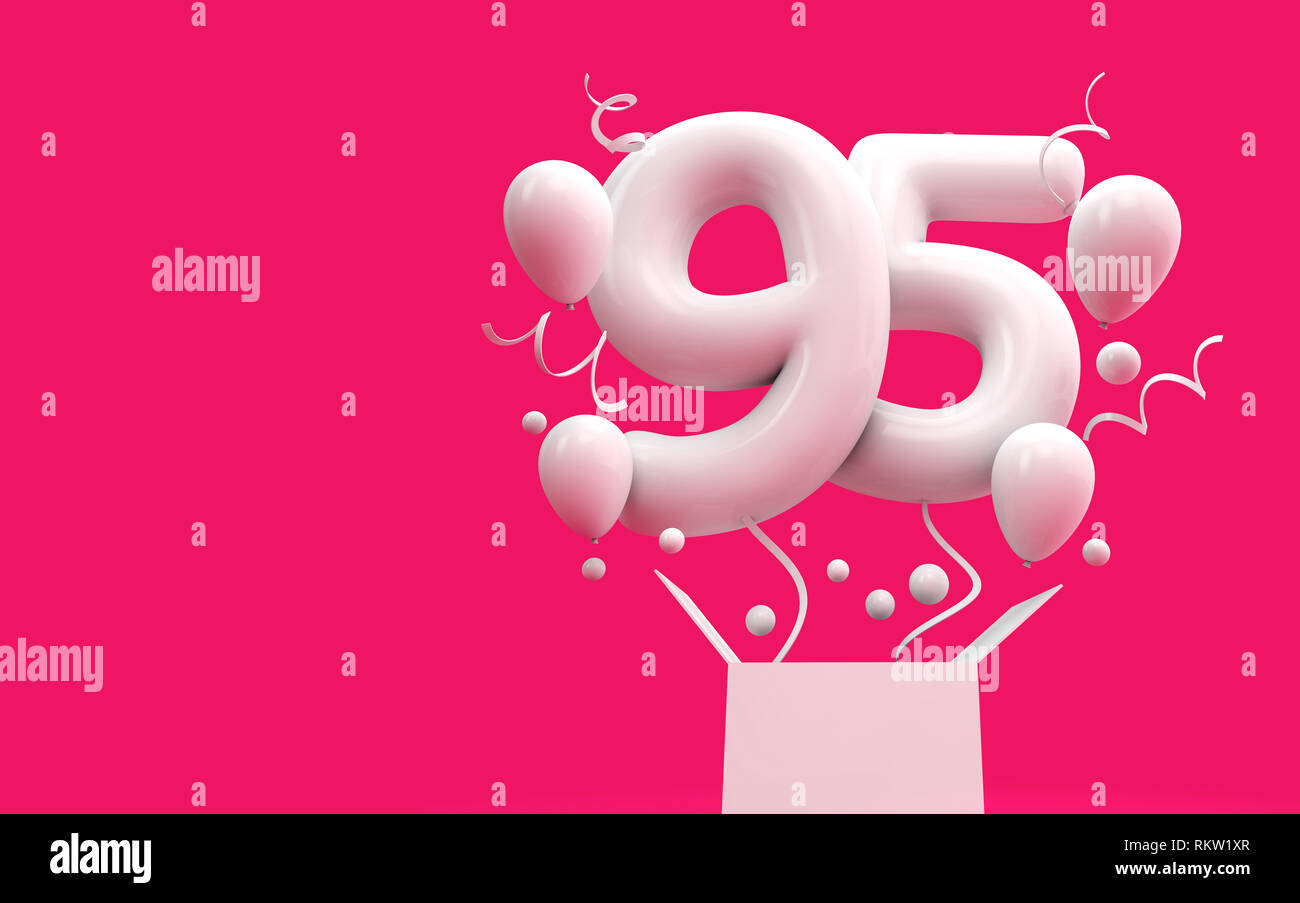95th birthday gold balloon hi-res stock photography and images - Alamy