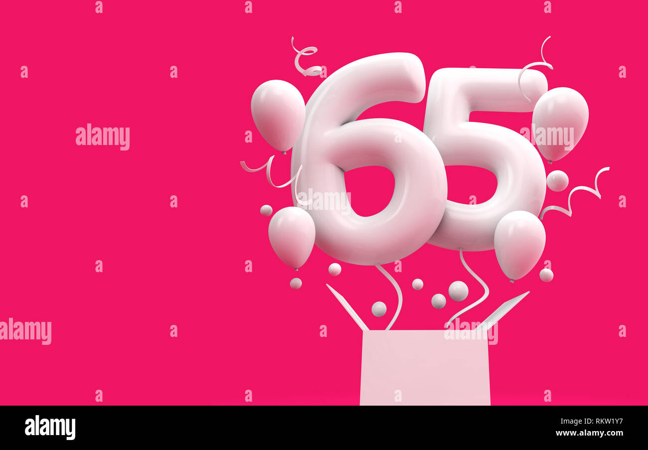 Happy birthday 65th birthday hi-res stock photography and images - Alamy