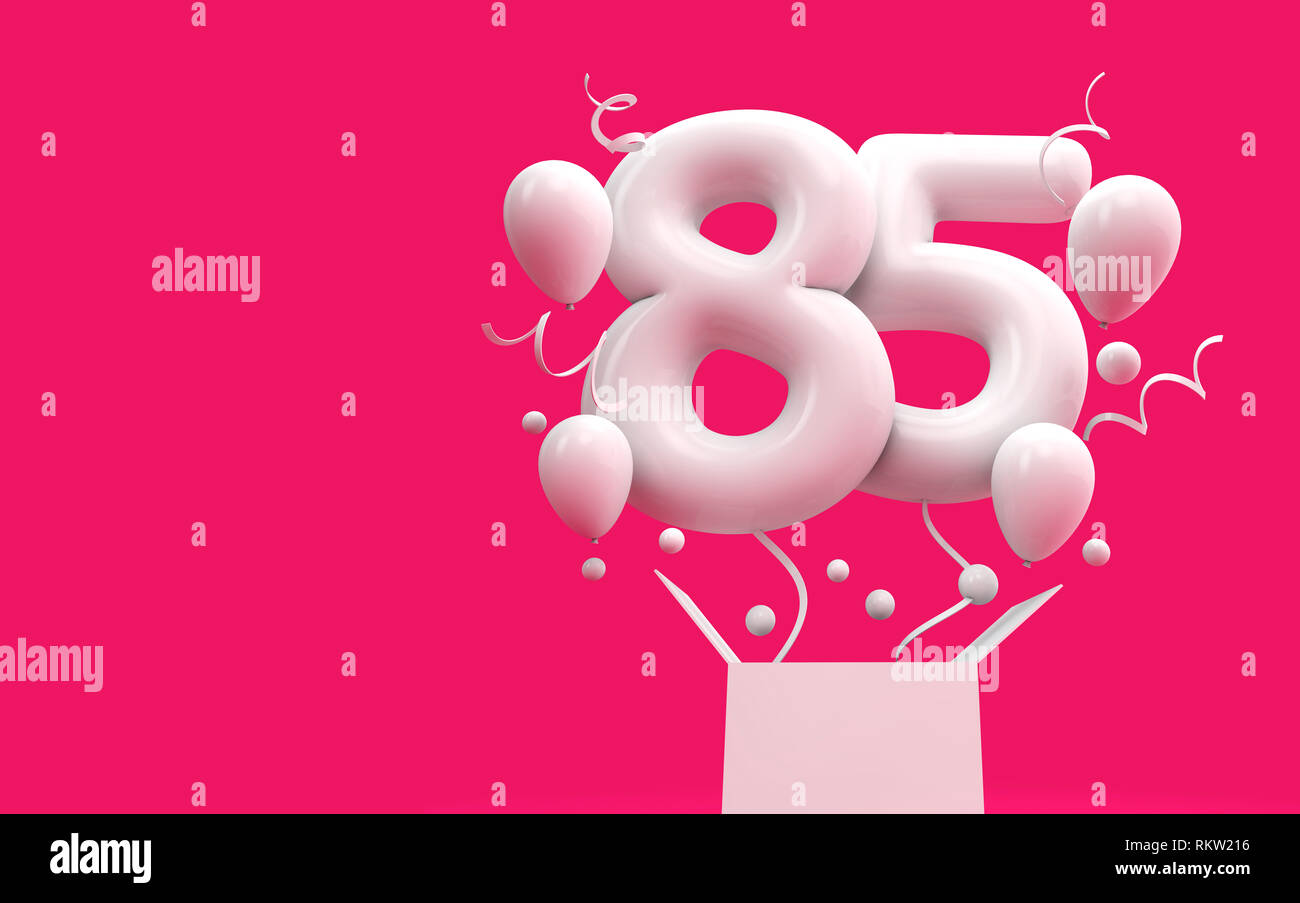 85th birthday gold balloon hi-res stock photography and images - Alamy