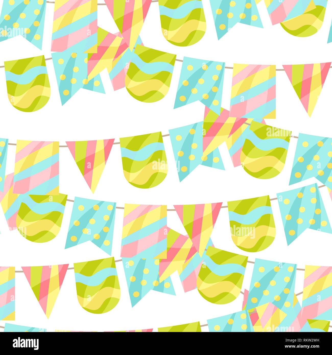 Garland flags spring hi-res stock photography and images - Alamy