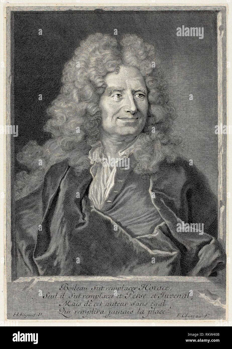 Portrait of Nicolas Boileau Despréaux - 1710 - François Chereau, the ...