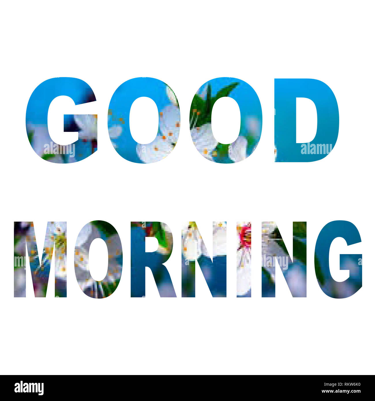 Good morning wishes and greetings Stock Photo - Alamy