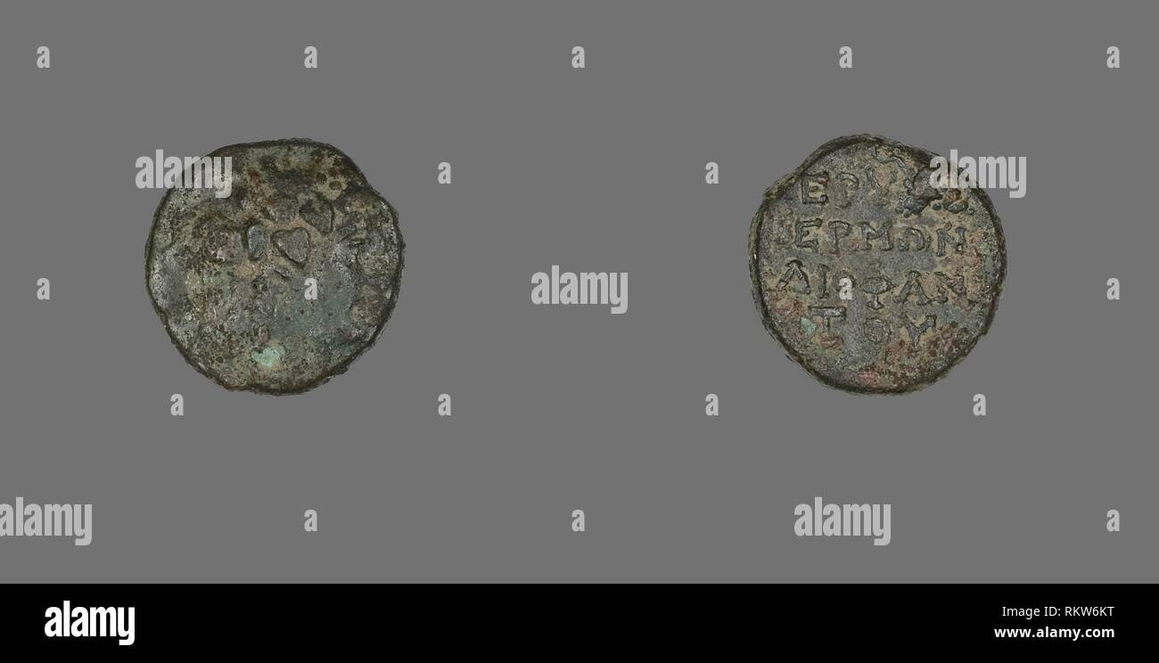 Coin Depicting the God Dionysos - 300/200 BC - Greek - Artist: Ancient ...