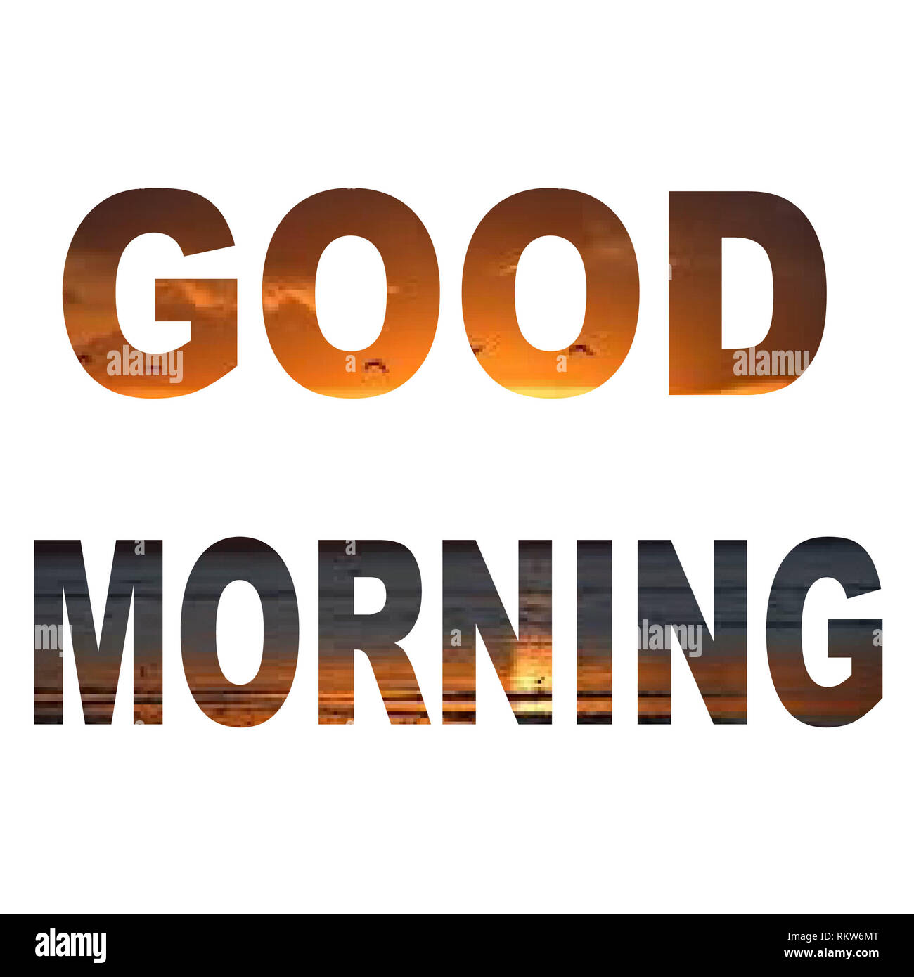 Good morning wishes and greetings Stock Photo - Alamy