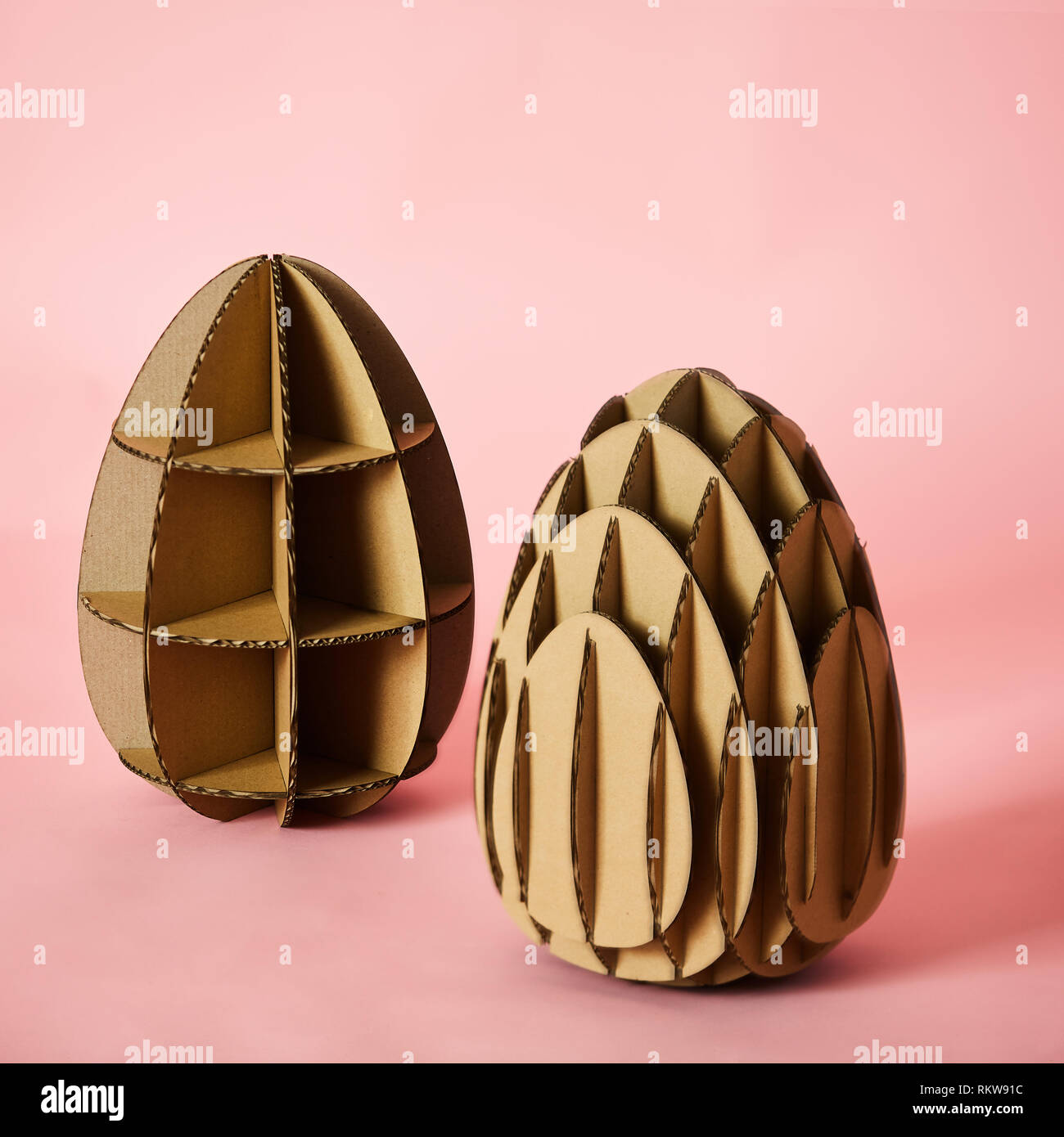 The cardboard Easter background. Cardboard Easter Decoration Stock ...