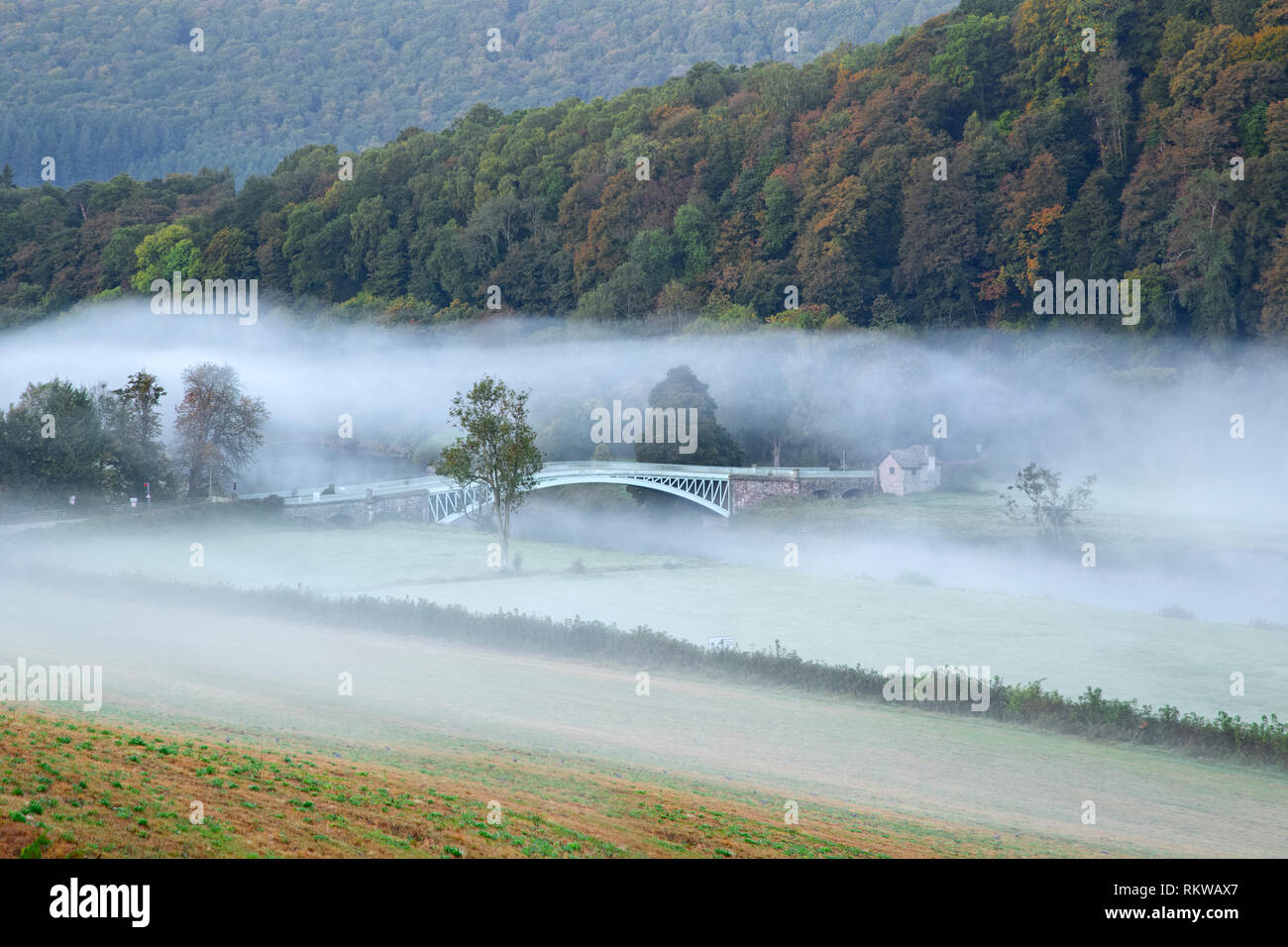 Bigsweir bridge in the lower Wye valley Stock Photo - Alamy