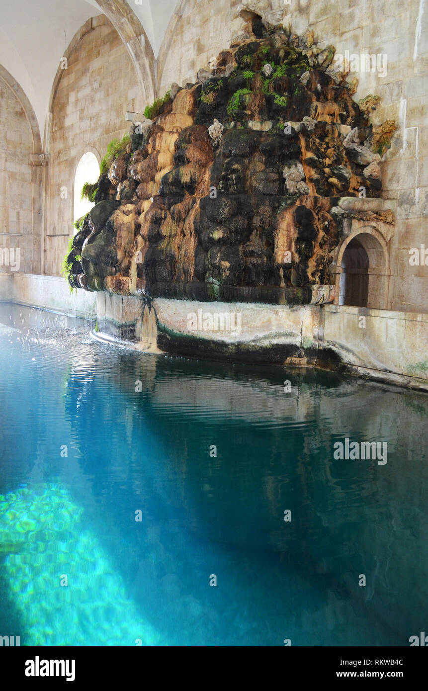 Mãe d’Àgua, an 19th-century public water reservoir in Lisbon, Portugal ...