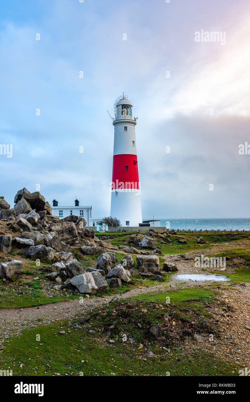 Portland Bill Lighthouse Stock Photo - Alamy