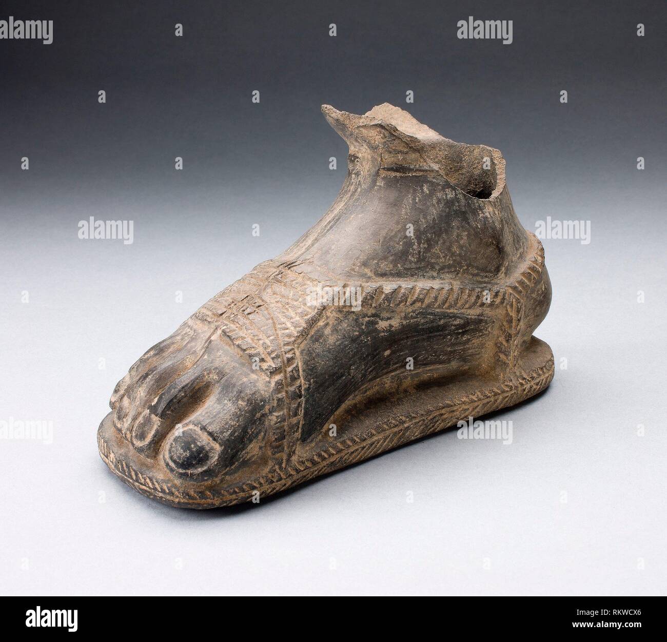 Drinking Vessel in the Form of a Foot - A.D. 1200/1450 - Chimú-Inca ...