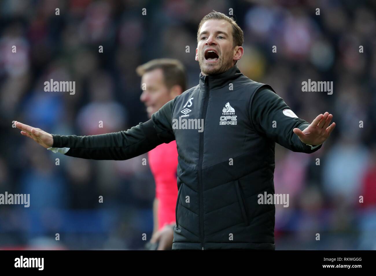 JAN SIEWERT, HUDDERSFIELD TOWN FC MANAGER, HUDDERSFIELD TOWN FC V ...