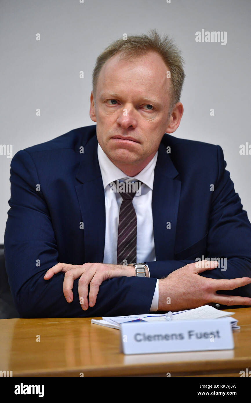 Munich, Deutschland. 12th Feb, 2019. Clemens Fuest, President of the ...