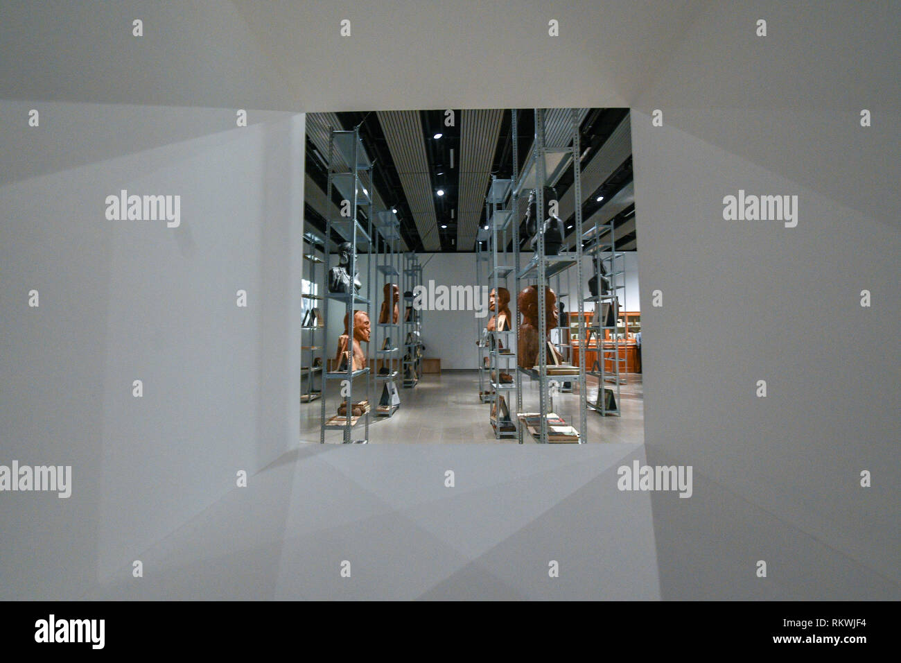 London, UK, 12th February 2019 : Kader Attia's exhibition The Museum of ...
