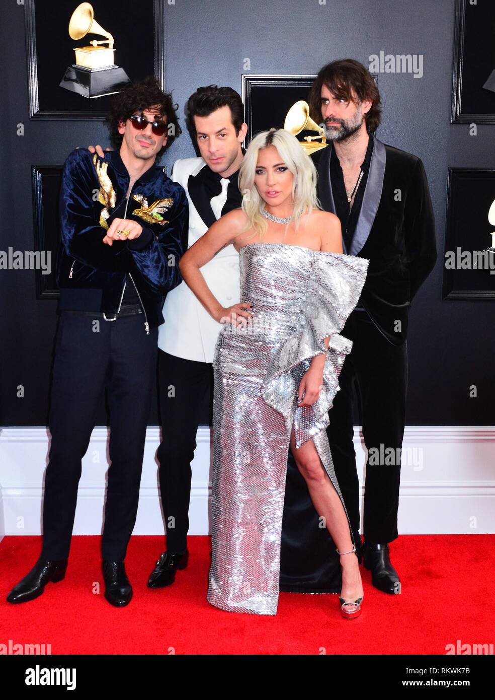 Los Angeles, CA, USA. 10th Feb, 2019. Andrew Wyatt, Anthony Rossomando ...