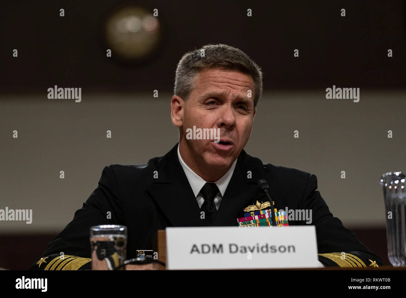 Admiral Philip S. Davidson, Commander, United States Indo-Pacific ...