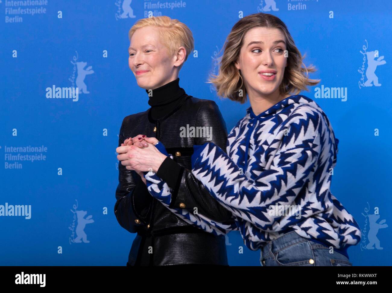 Tilda Swinton and her daughter Honor Swinton Byrne attend the press ...