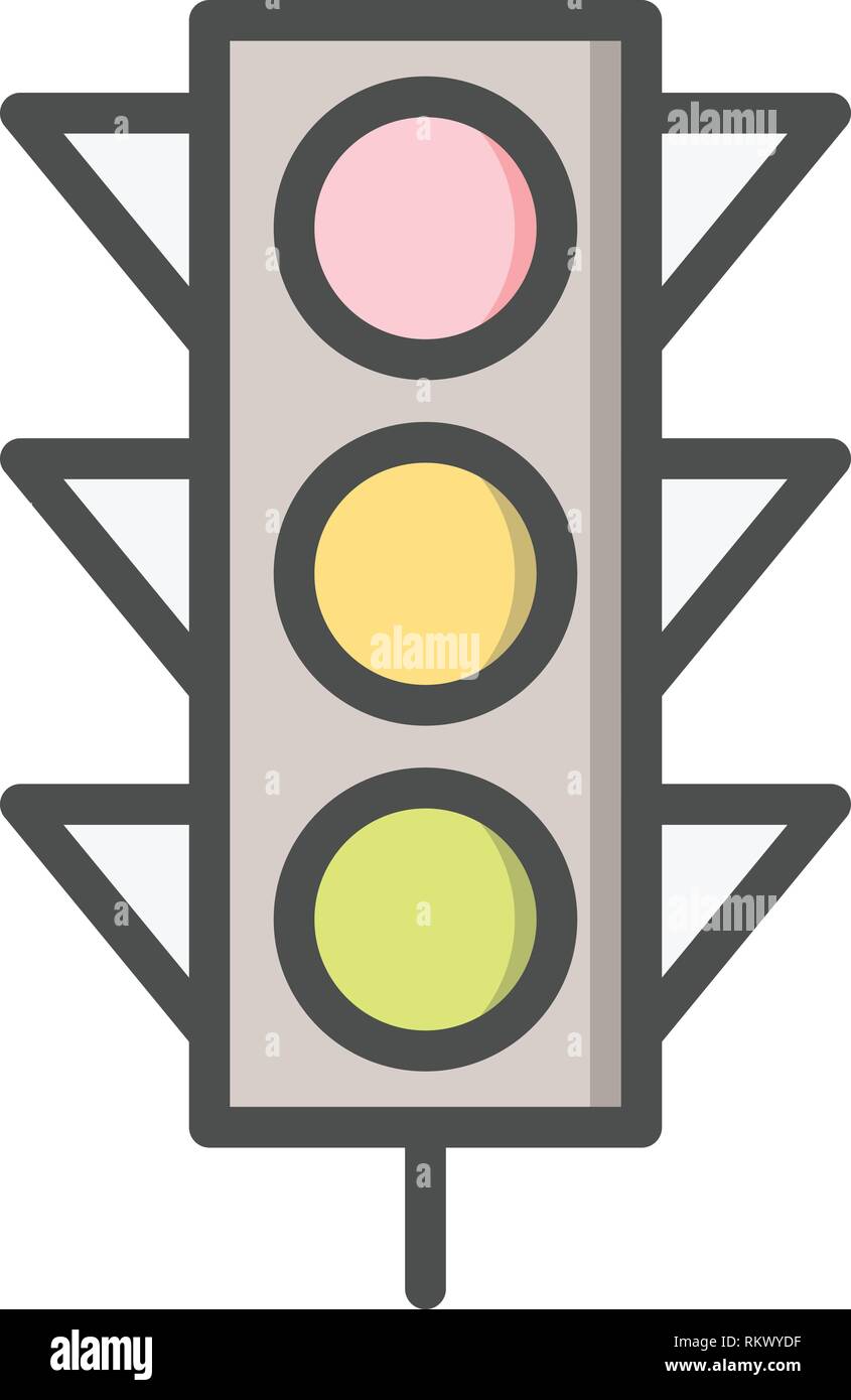 Traffic signals not in use sign Stock Vector Images - Alamy