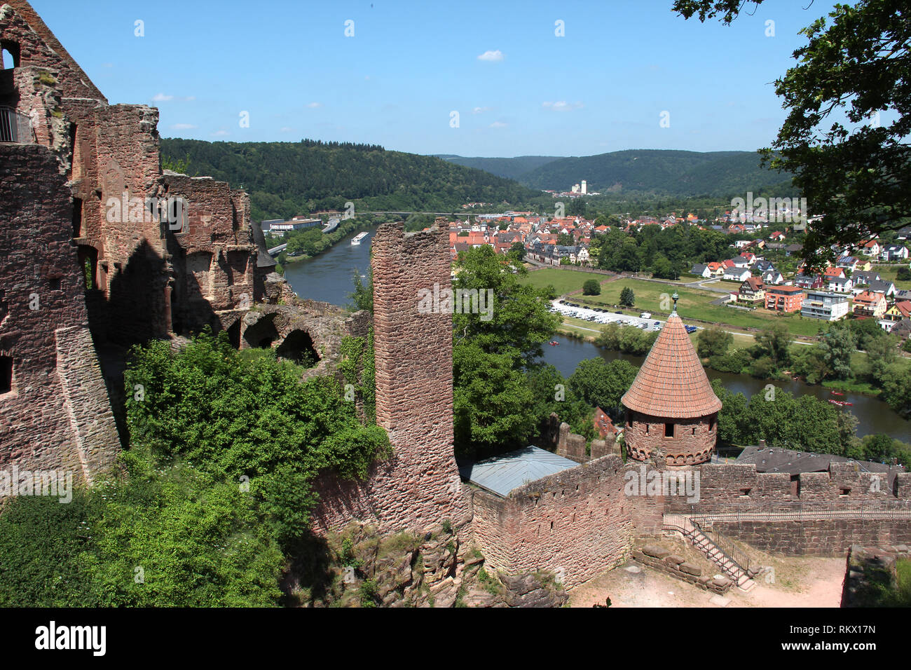 The ruins of the fortress / Wertheim, Baden-Wuerttemberg, Germany ...