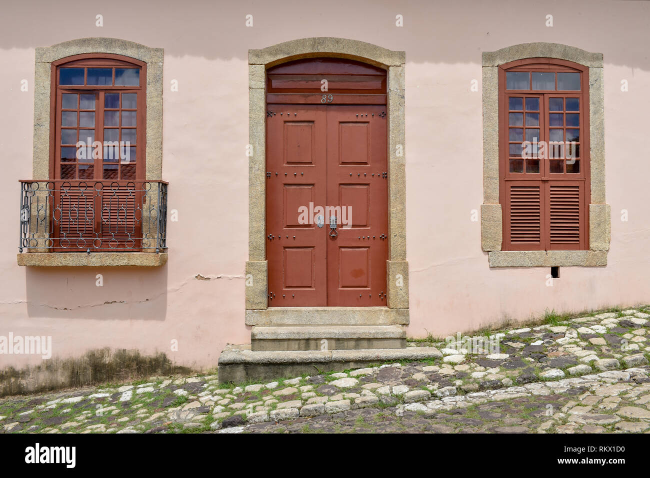 Traditional portuguese colonial architecture in Alcantara on Brazil ...