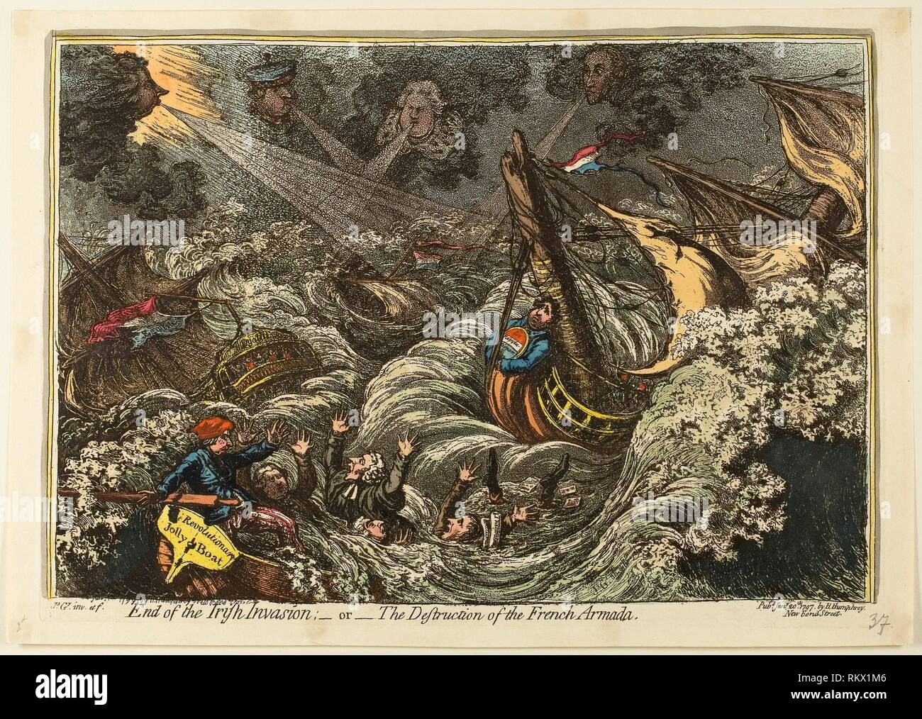 James gillray invasion hi-res stock photography and images - Alamy