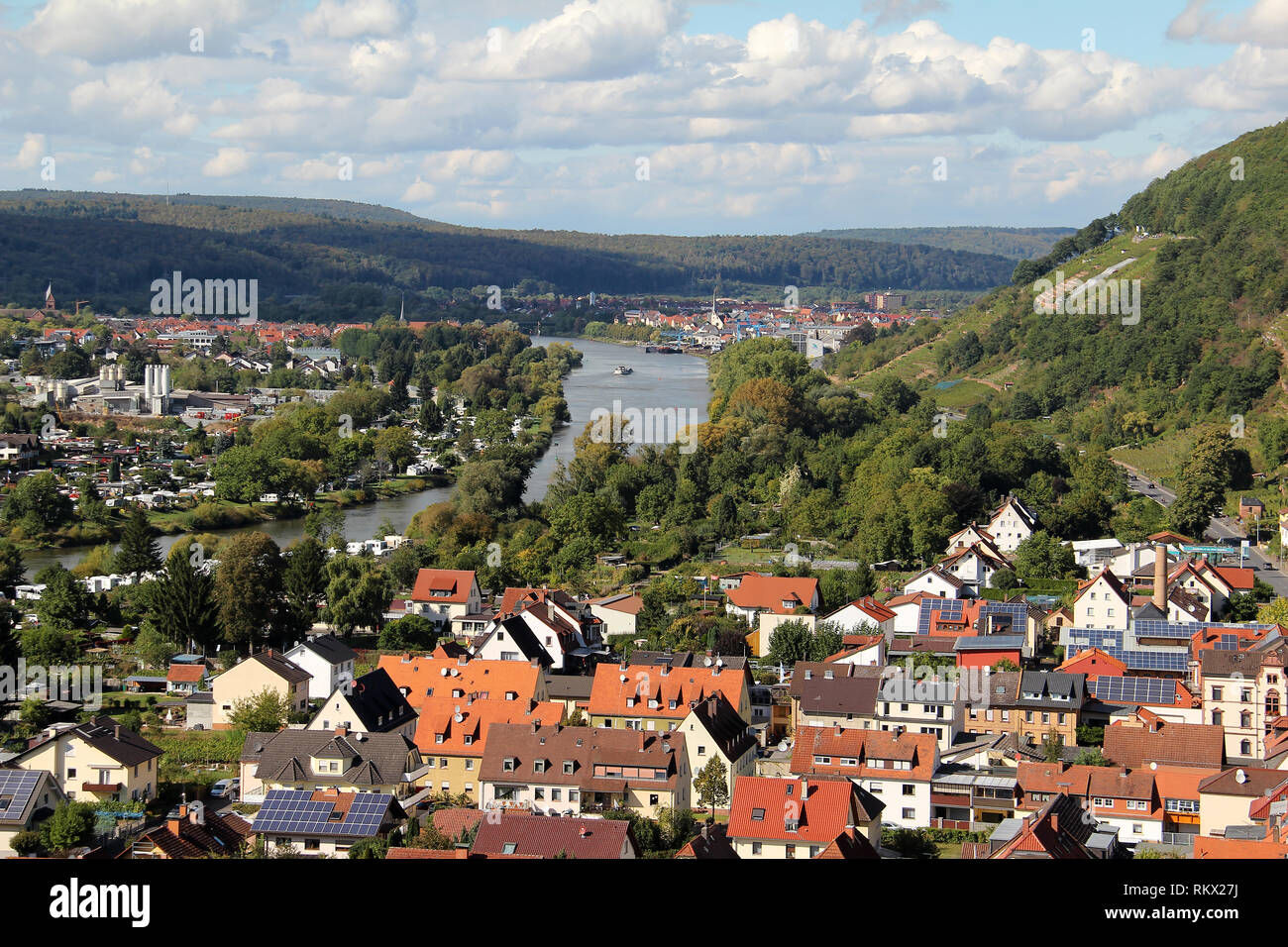 Old town klingenberg at the main hi-res stock photography and images ...