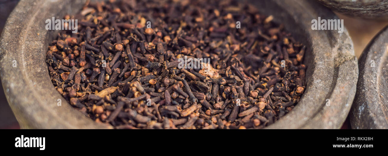 carnation grains, herbal medicinal herbs, dry carnation grains in a ...