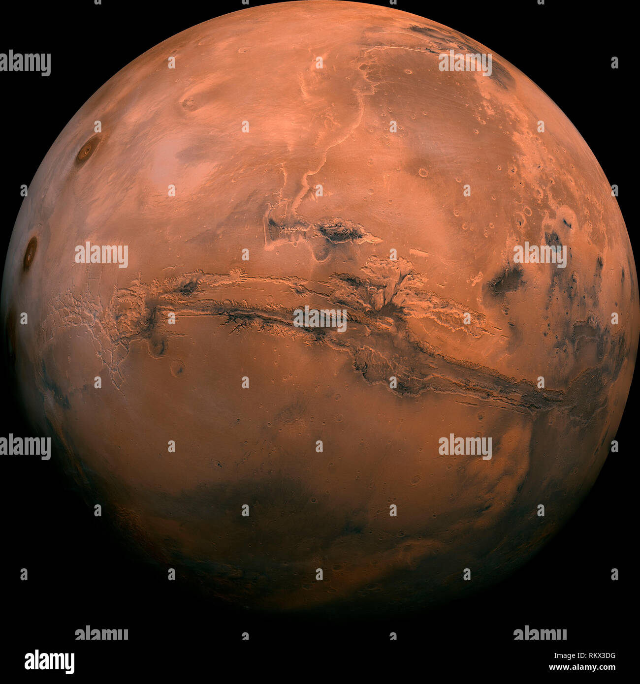 The planet Mars in whole Stock Photo - Alamy