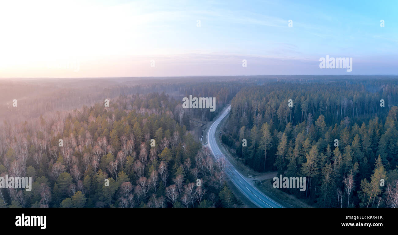 Woods aerial view hi-res stock photography and images - Alamy