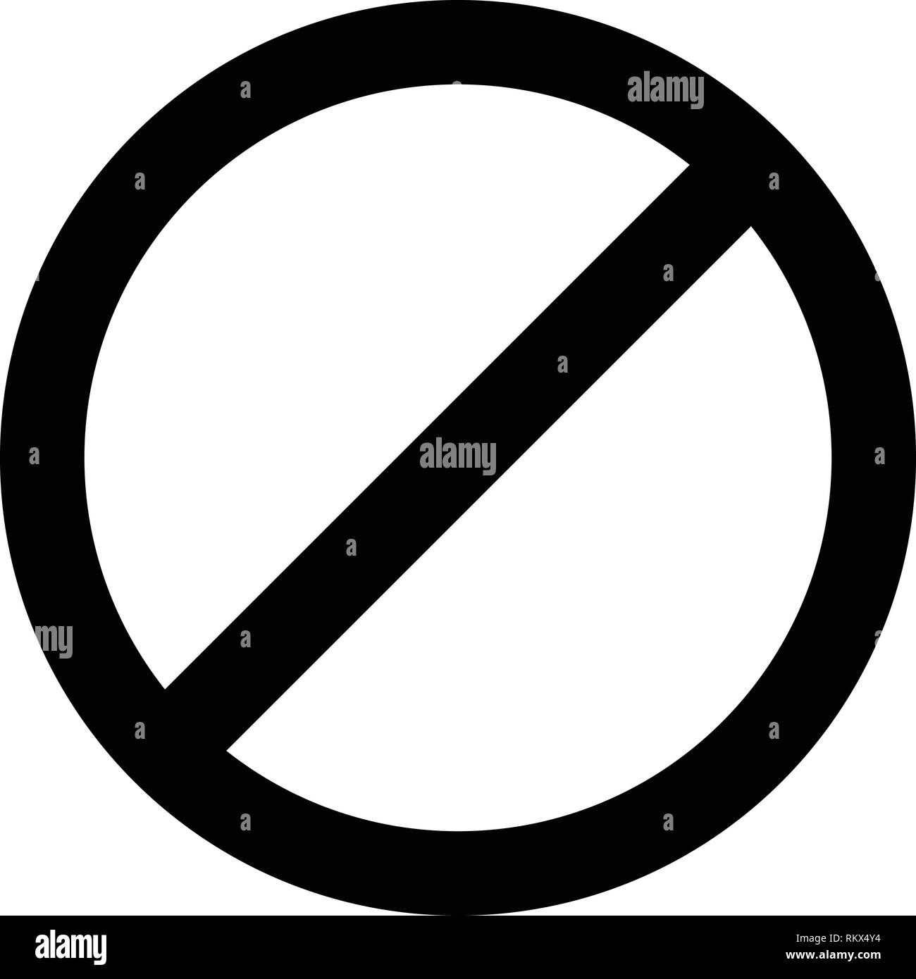 Vector No entry Icon Sign Icon Vector Illustration For Personal And ...