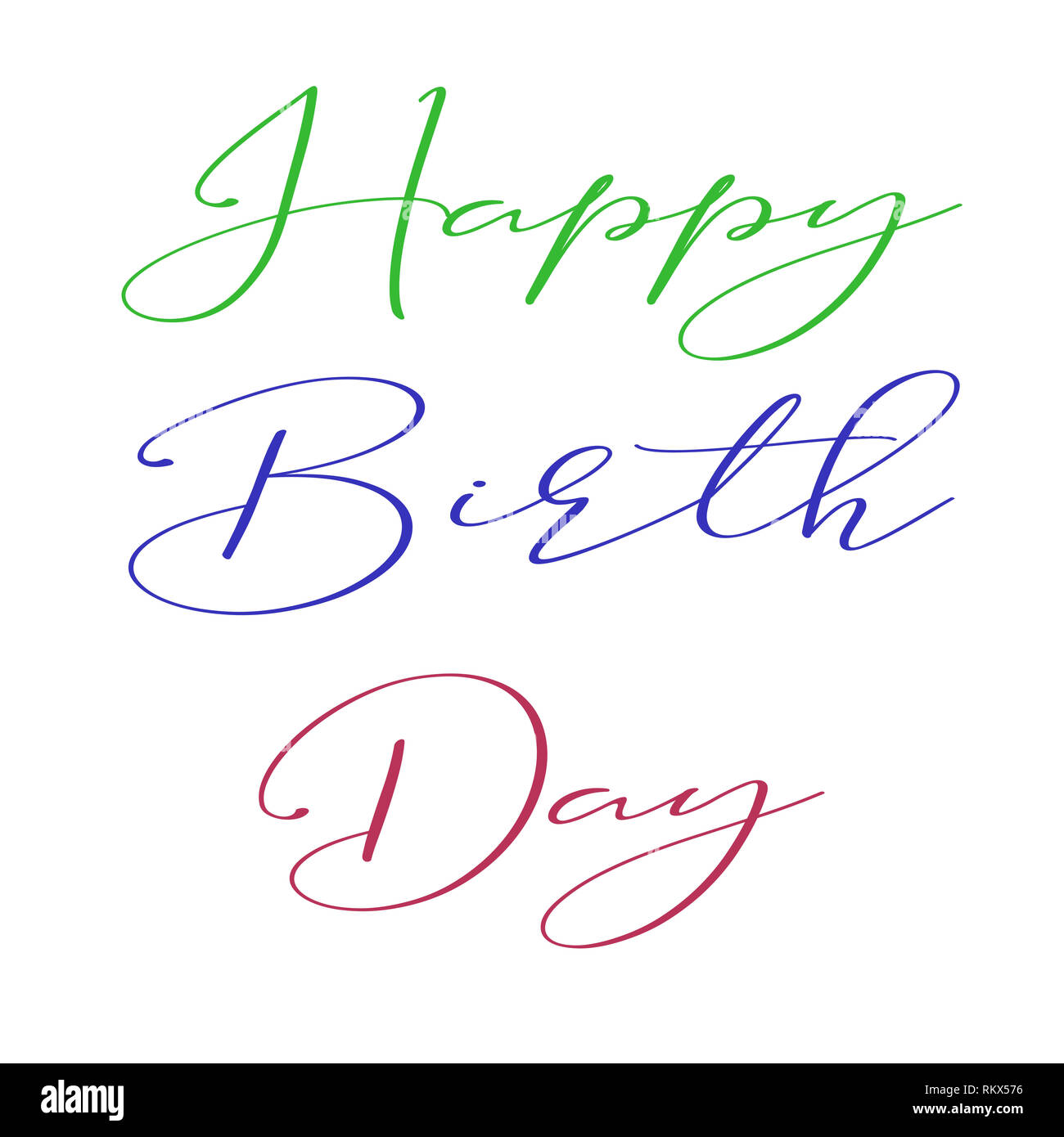 Happy birth day wishes with styles Stock Photo - Alamy