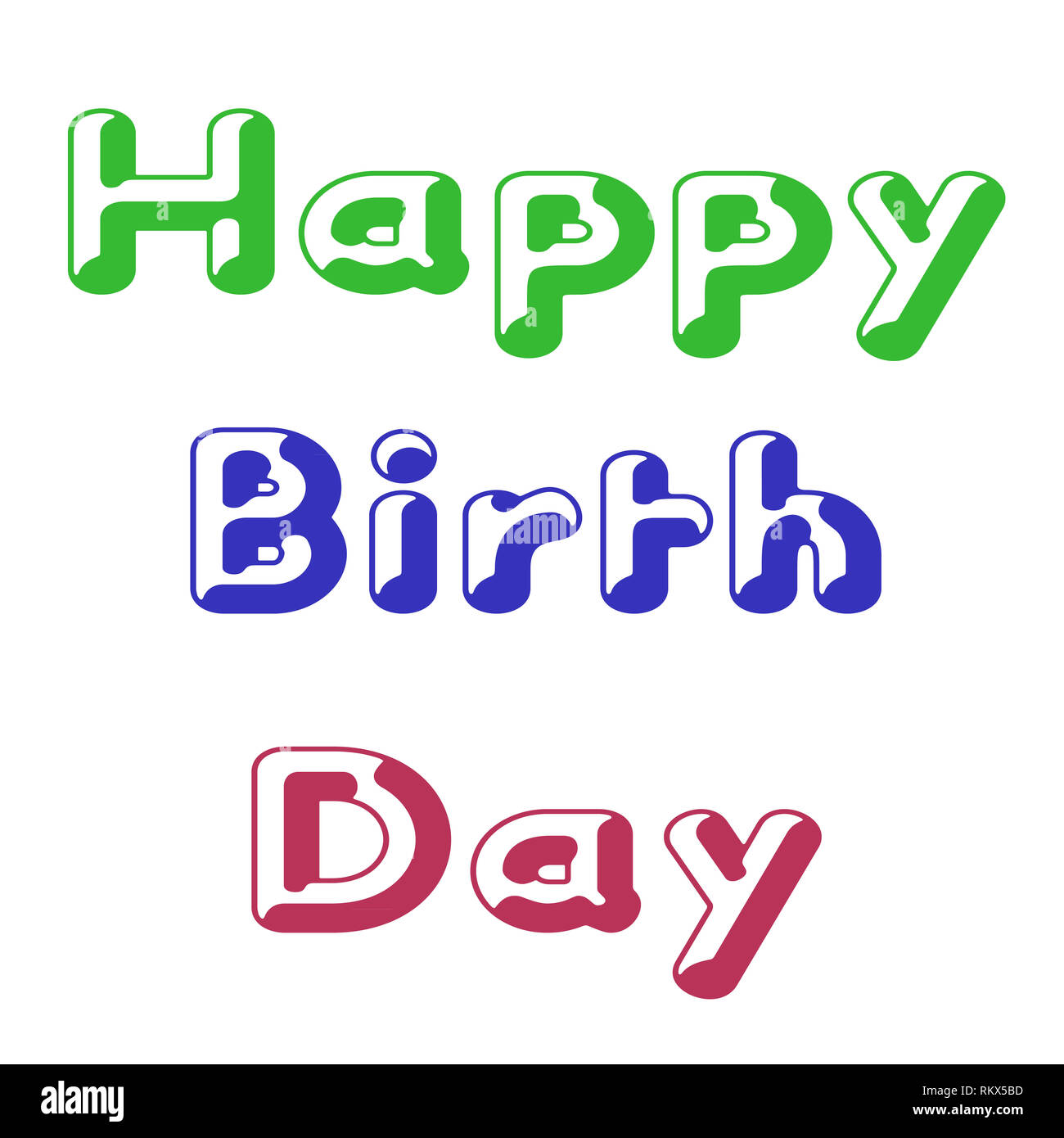 Happy birth day wishes with styles Stock Photo - Alamy