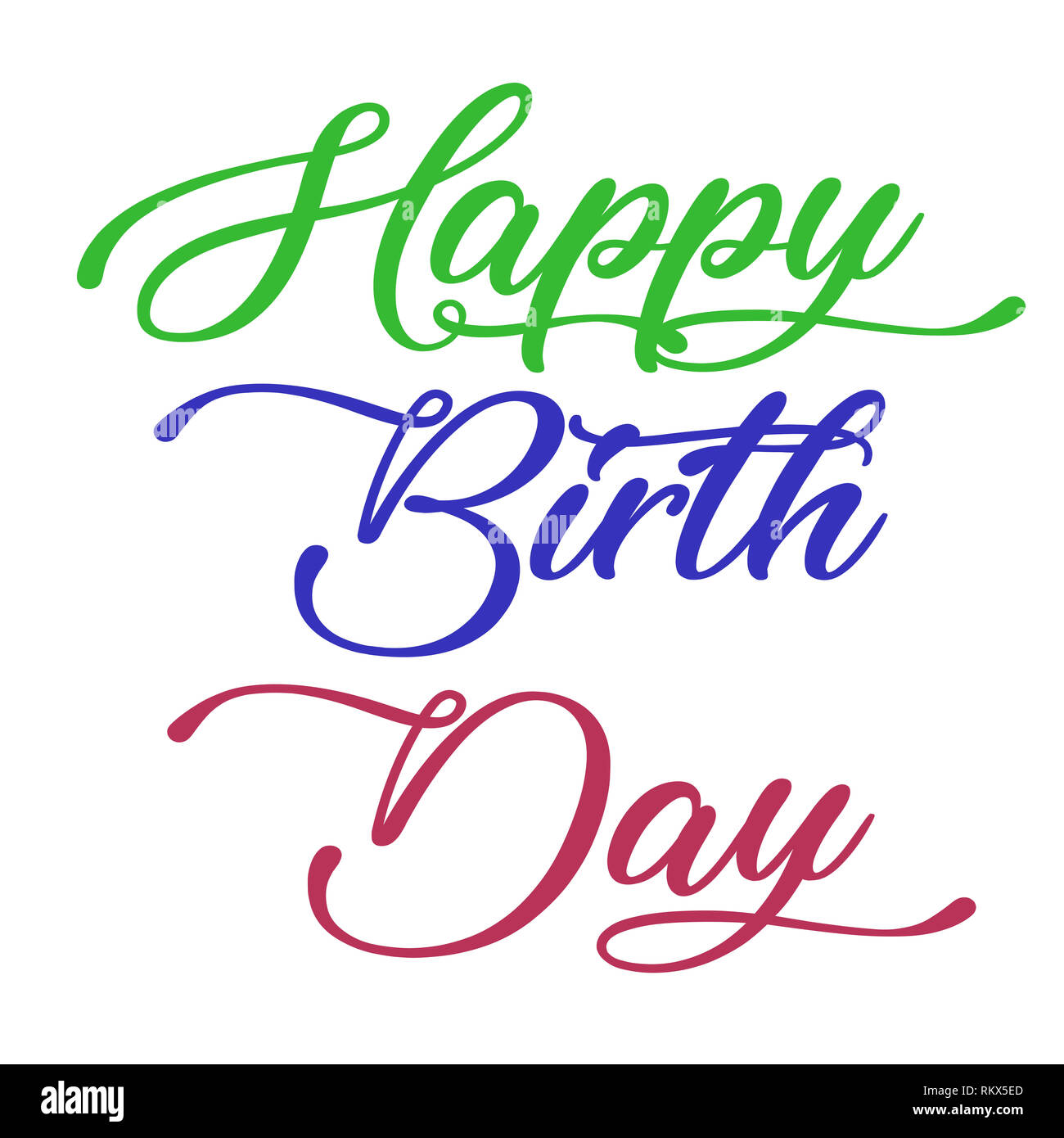 Happy birth day wishes with styles Stock Photo - Alamy