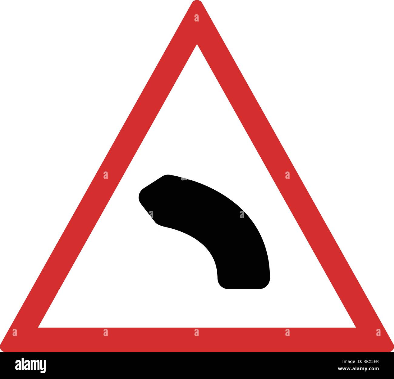 Vector Left bend Icon Sign Icon Vector Illustration For Personal And ...