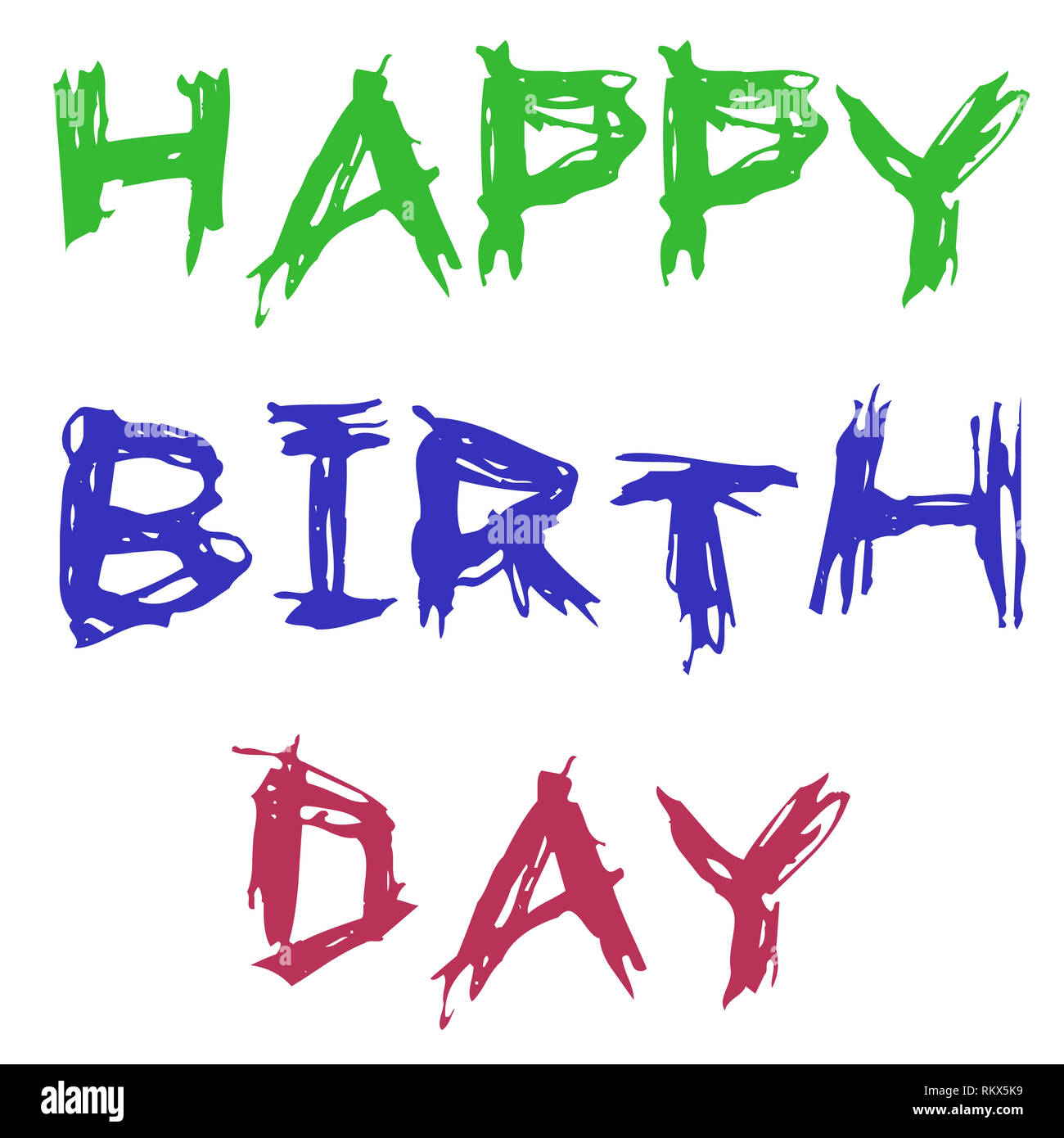 Happy birth day wishes with styles Stock Photo - Alamy