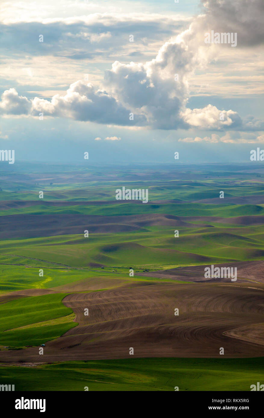 Aerial of palouse region hi-res stock photography and images - Alamy