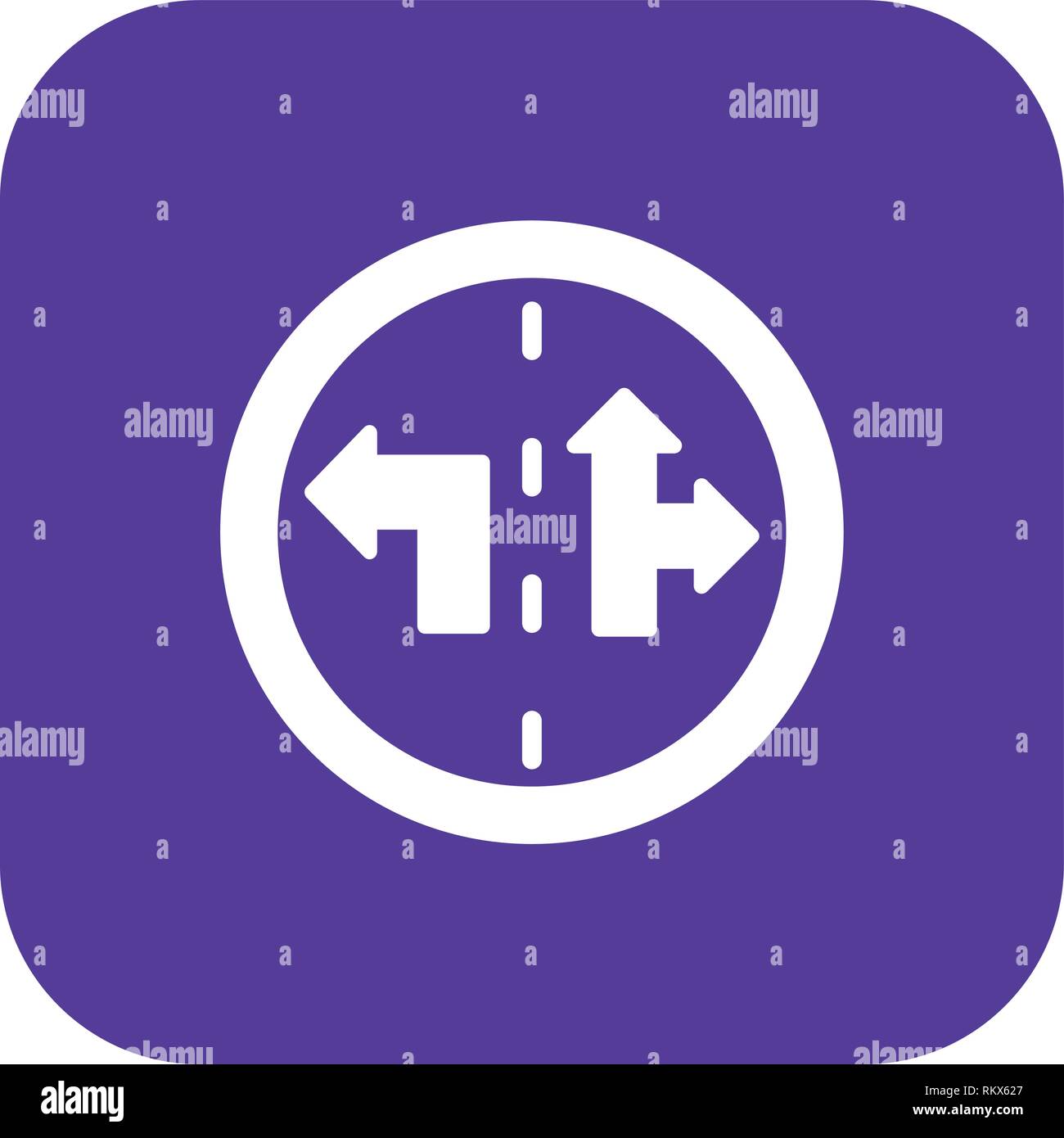 Vector Lane control sign Icon Sign Icon Vector Illustration For ...