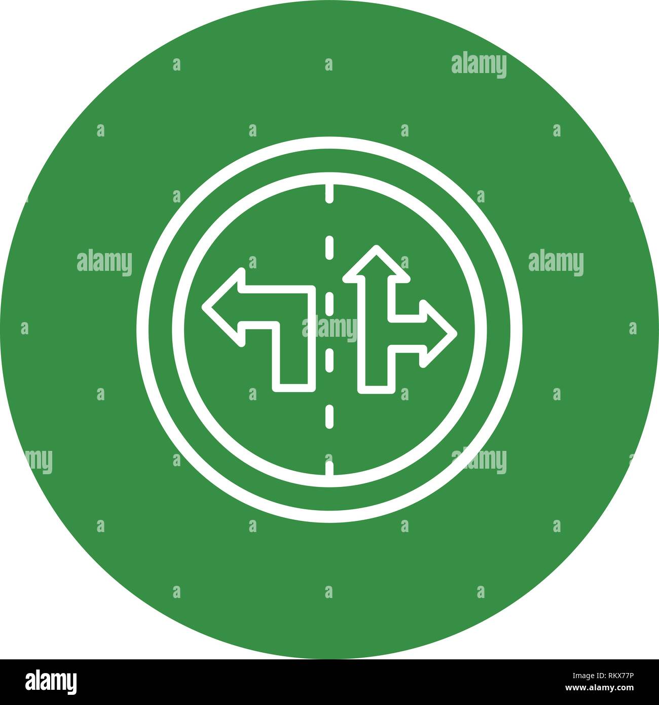 Vector Lane control sign Icon Sign Icon Vector Illustration For ...