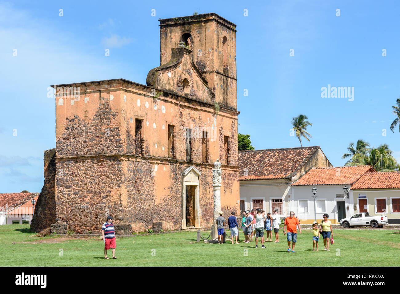 Alcantara, Brazil - 16 January 2019: Matriz Church ruins in the ...