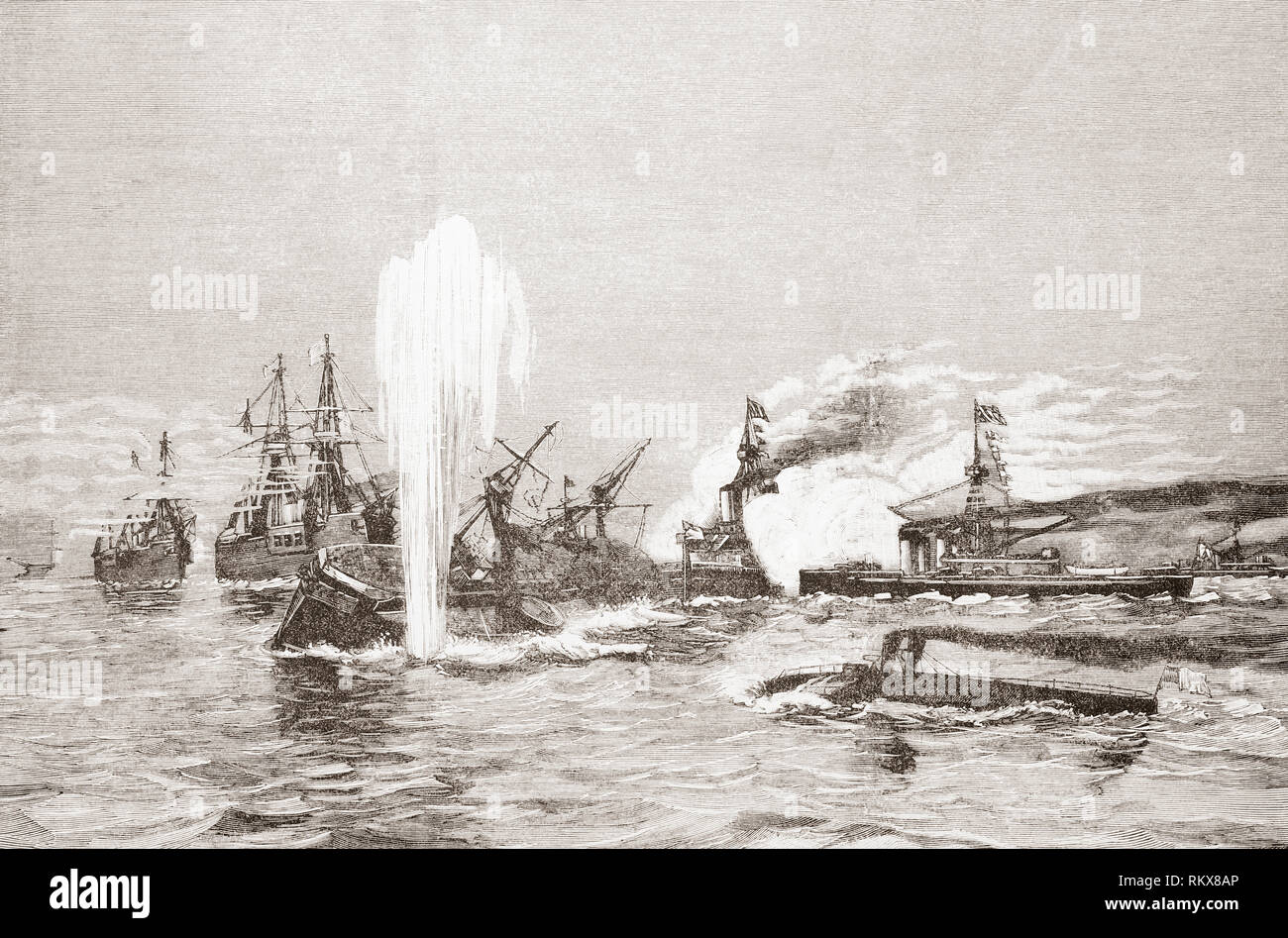 19th century warship hi-res stock photography and images - Alamy
